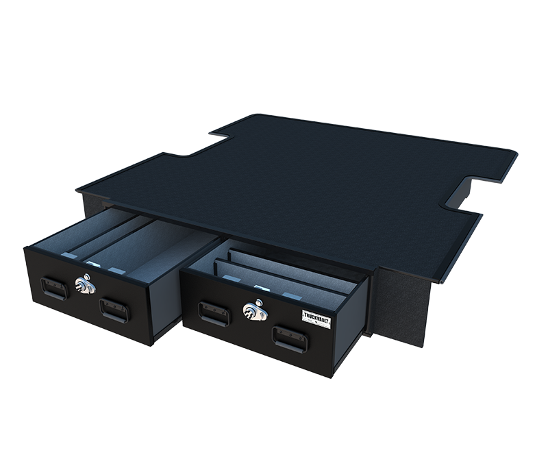 TruckVault GMC Sierra Covered Bed Utility-Height 2 Drawer (2019-2022 ...