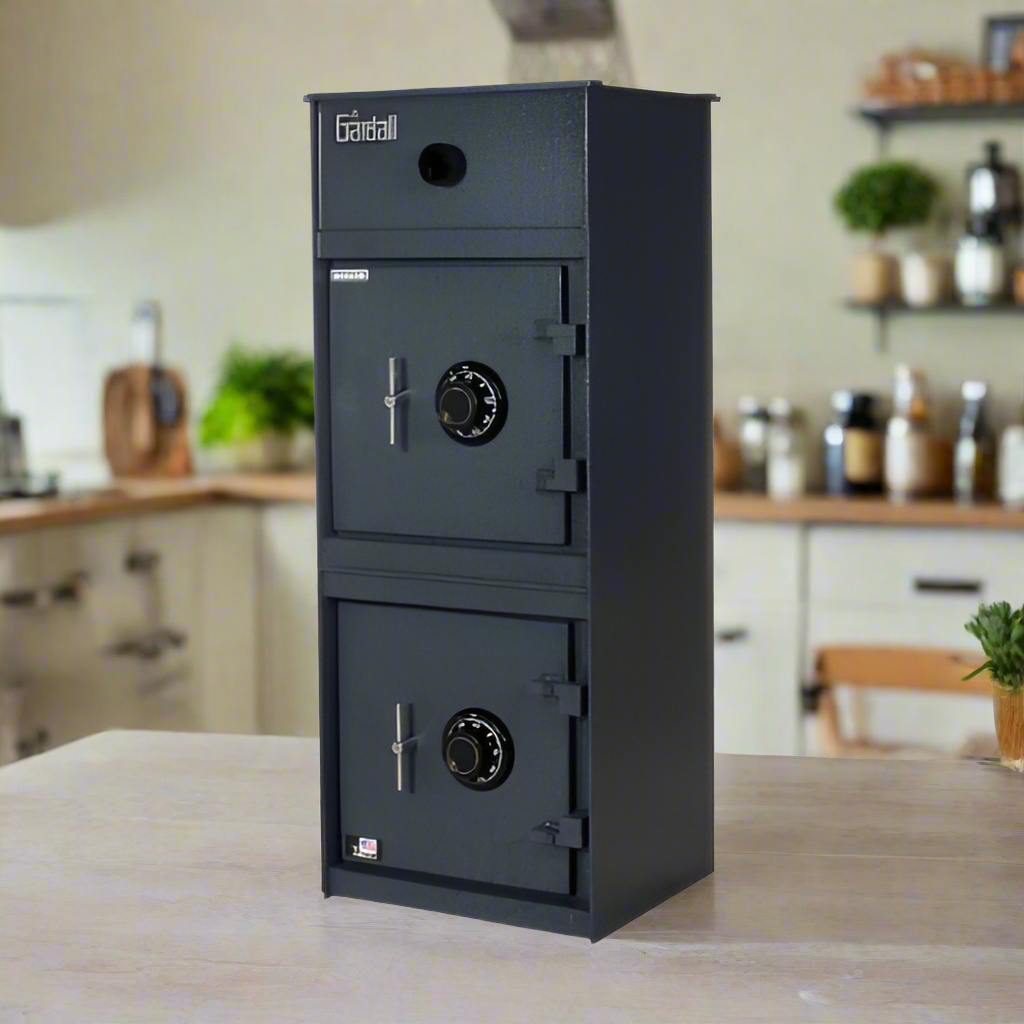 Gardall RC1237CK/KC Rotary Chamber Heavy Duty Double Door Depository S ...