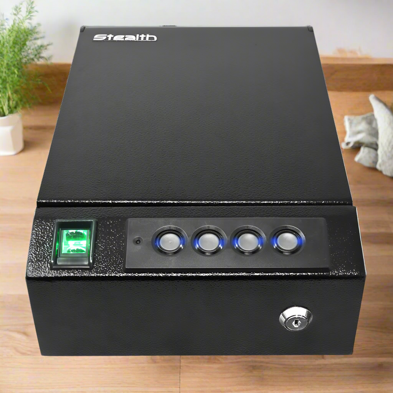 Stealth Top Vault Quick-Access Biometric Pistol Safe - Mammoth Safes